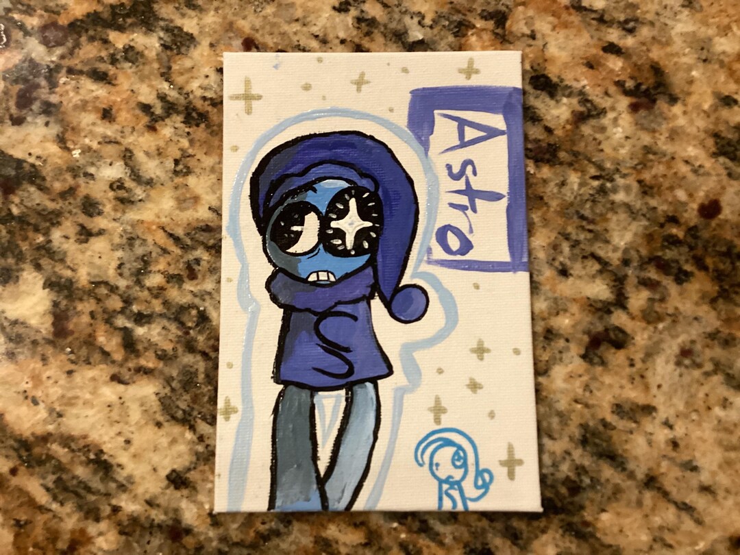 Astro From Dandy's World Painting - Etsy