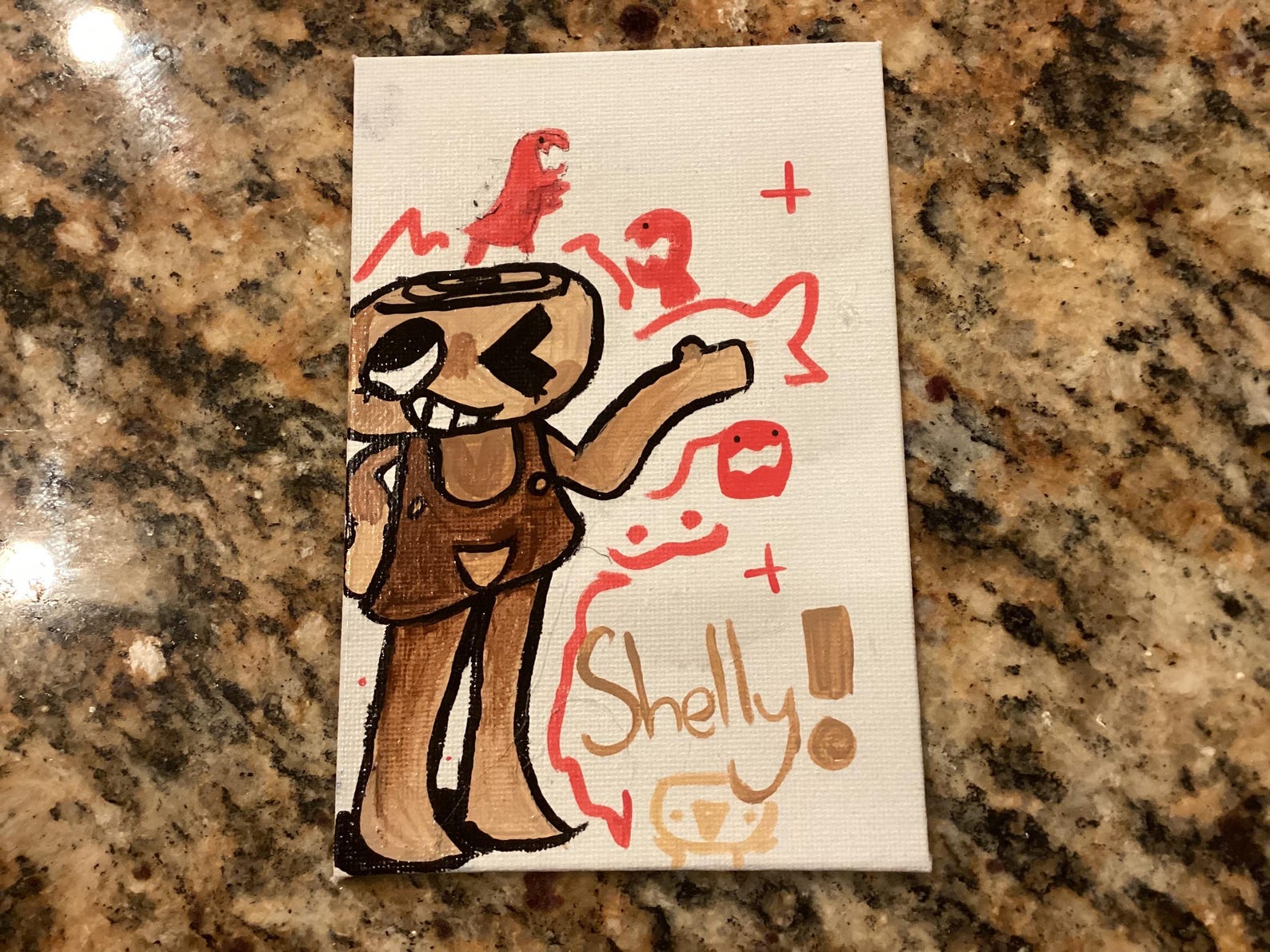Shelly From Dandy's World Painting - Etsy
