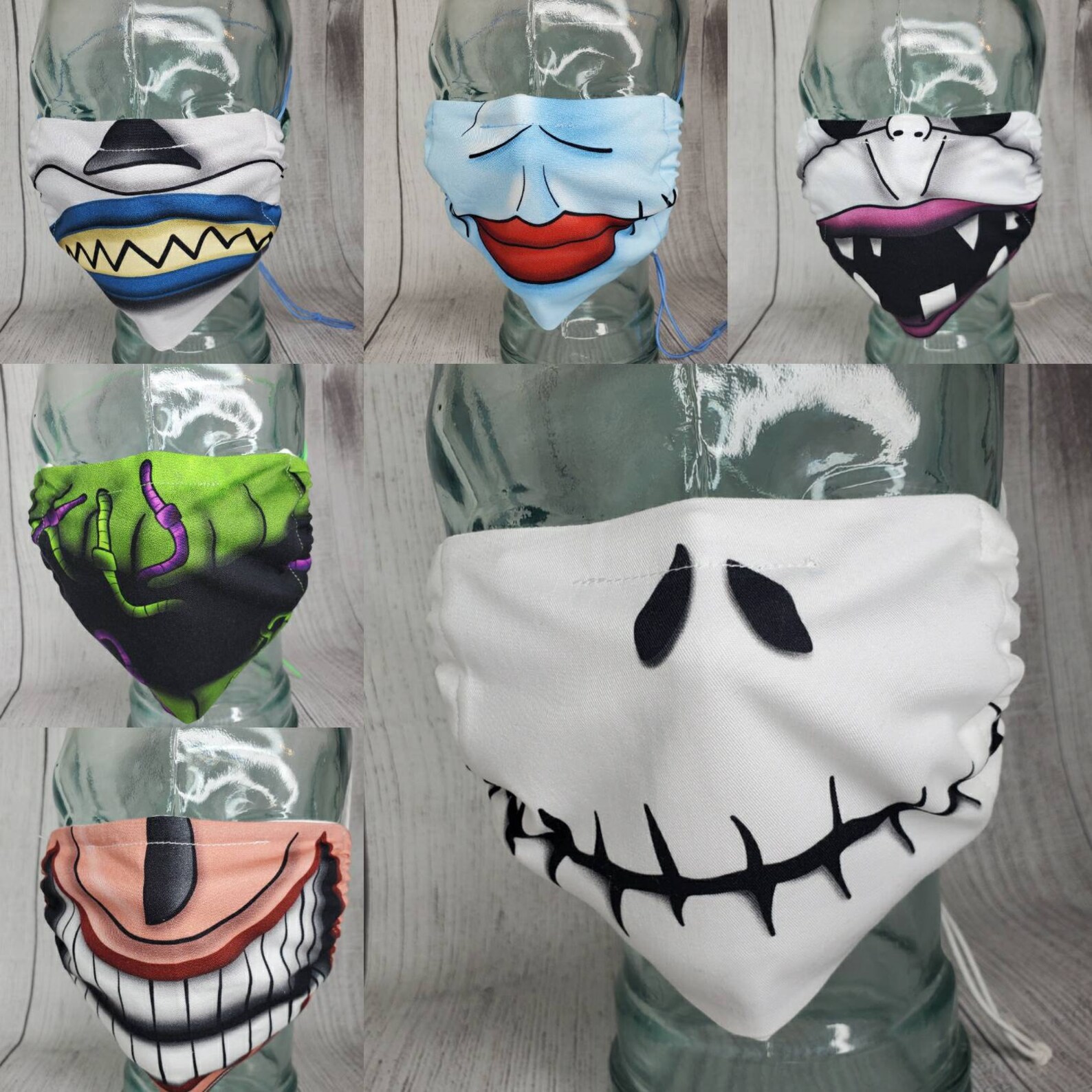 Nightmare Mask Face Masks Face covering mask cover | Etsy