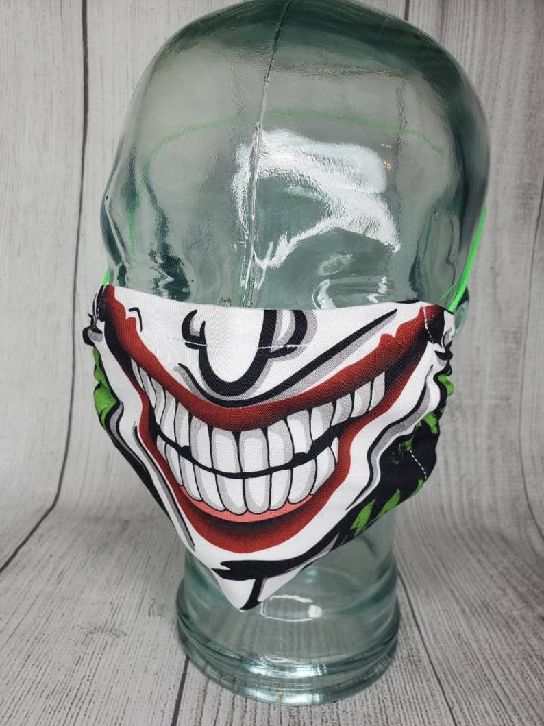 Comic Hero Villain Mask Face Masks Face covering mask | Etsy