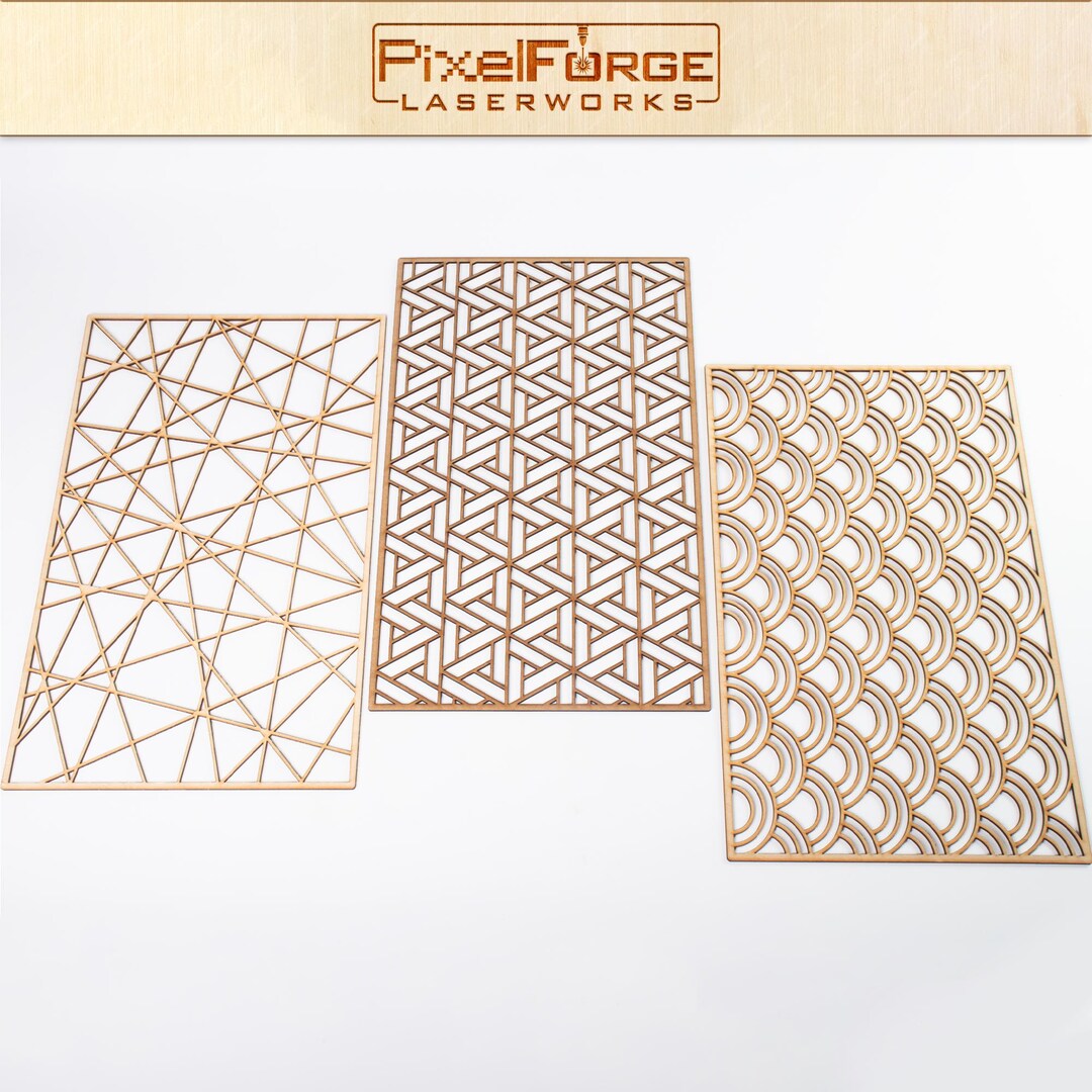 Elegant Birch Wood & HDF Table Placemats | Various Designs - Etsy