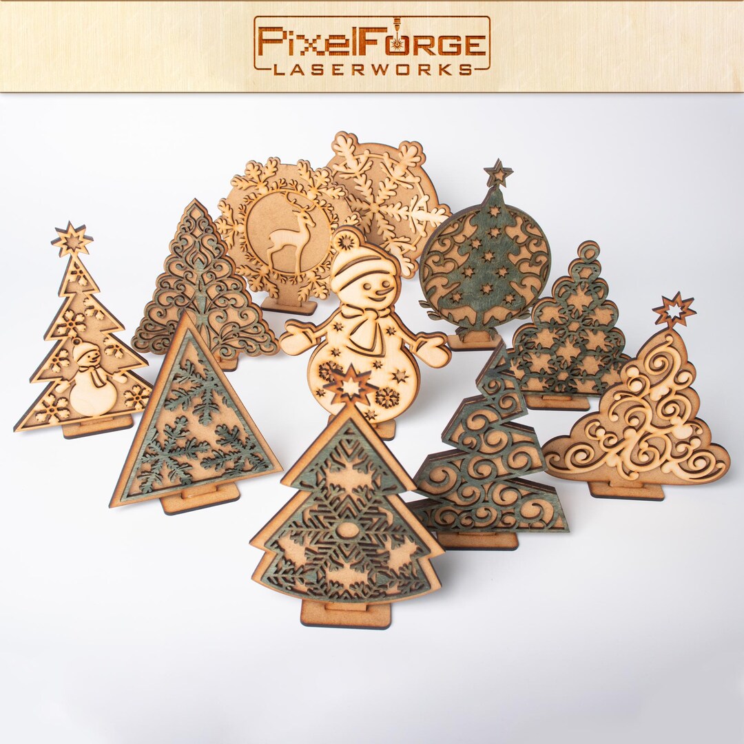 Triple-layered Christmas Standee | 17cm - Etsy