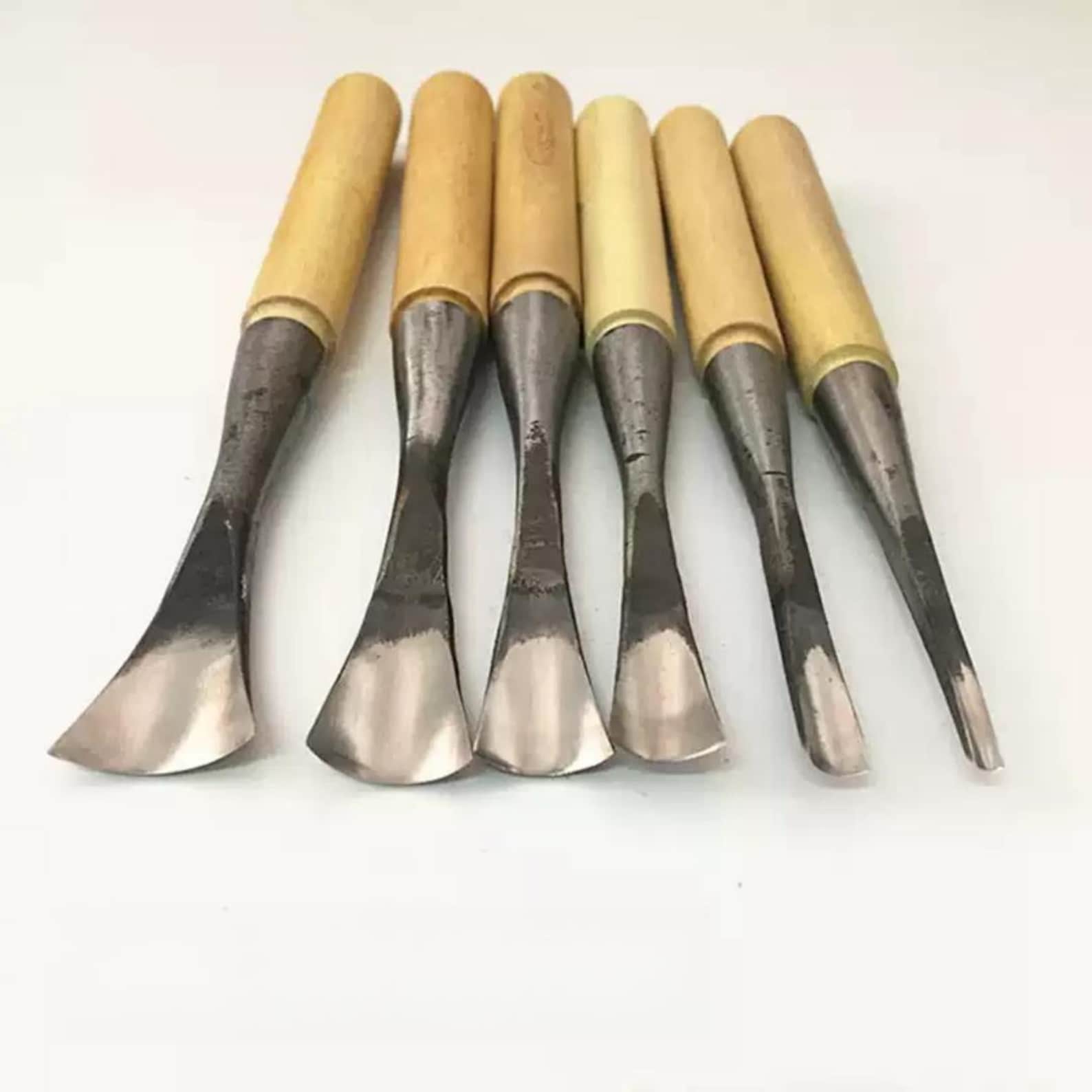 Wood Carving Chisel Set | Handcrafted Hardwood Carving Tools | Pre ...