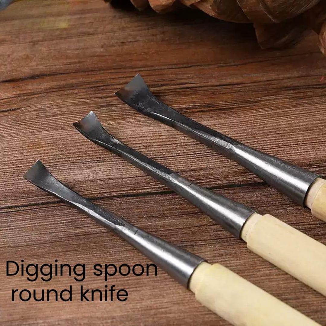 Hand Carving Tools: Curved Chisels for Root & Tea Tray - Etsy