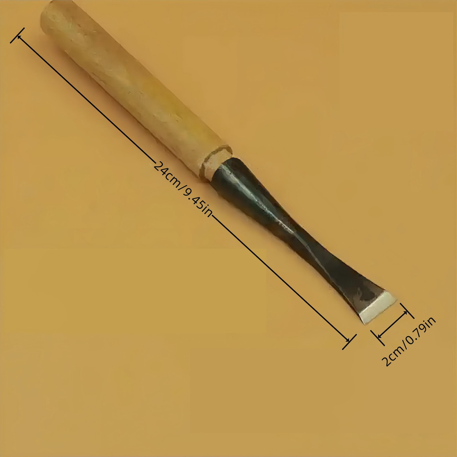 Handcrafted Flat Wood Carving Chisel: Pre-sharpened Hardwood Tool - Etsy