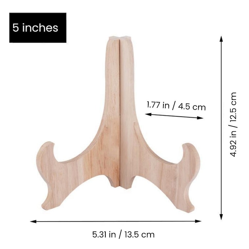 Wooden Display Stand for Sculptures | Solid Wood Chicken Wing Shape ...