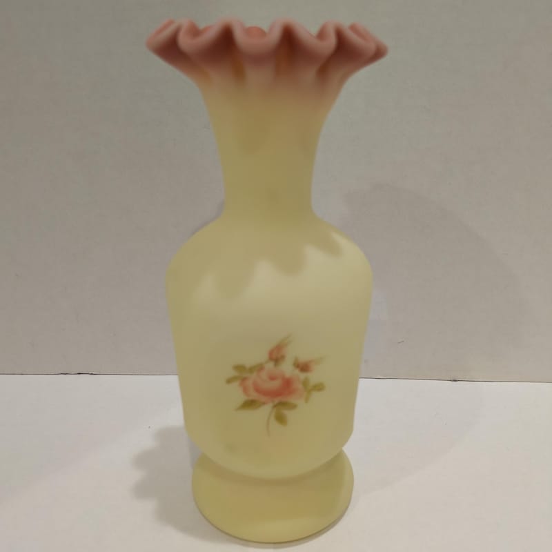 Burmese Rose Fenton Glass - Etsy
