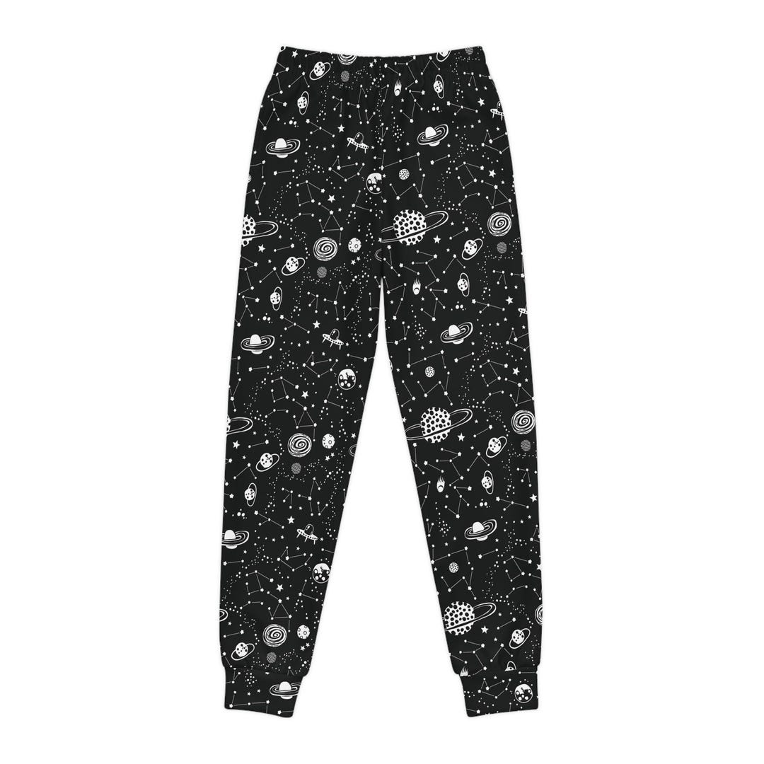 Galaxy Youth Joggers, Space Stars Planets Jogging Pants, Celestial Kids ...