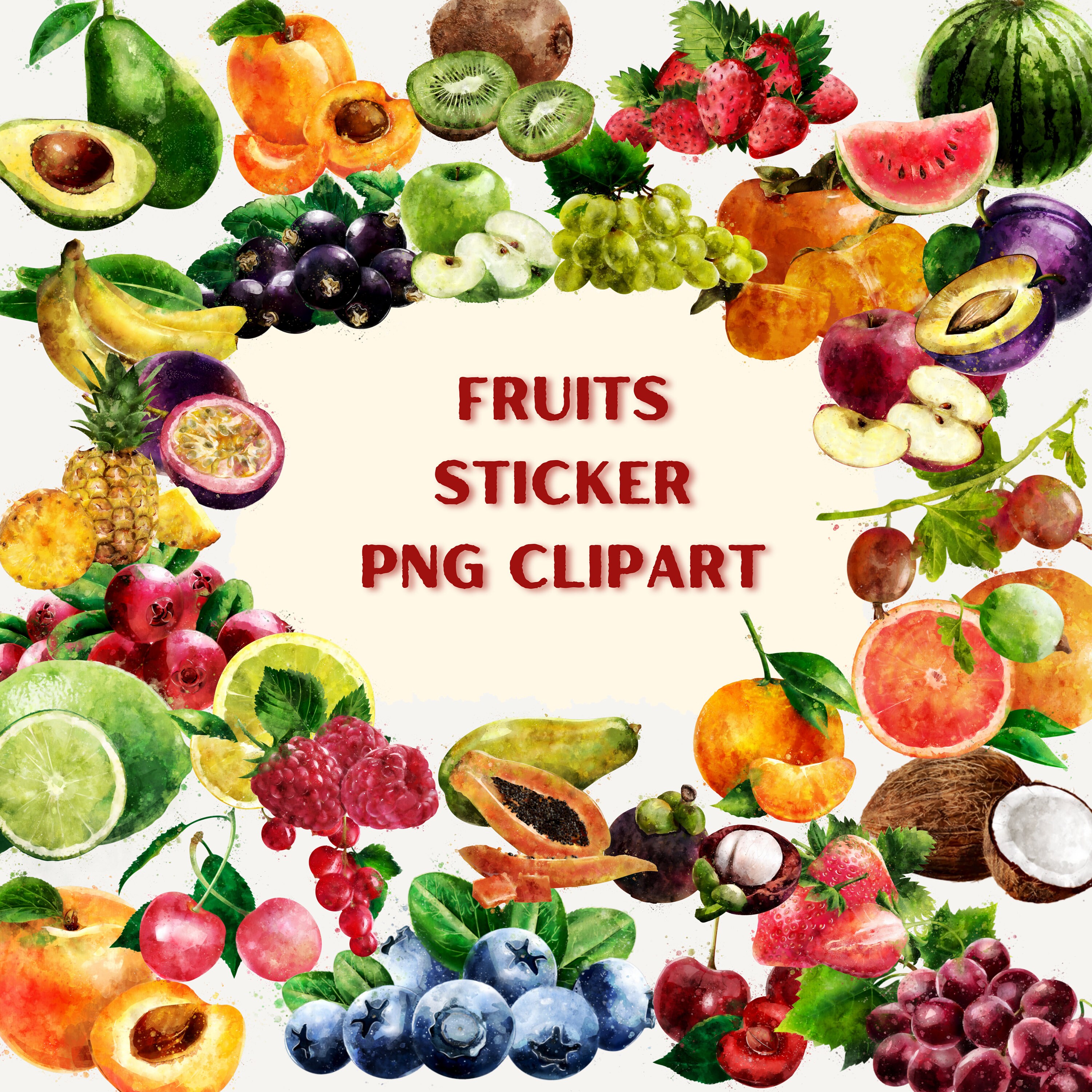 Watercolor Fruits PNG Transparent Clipart, High Resolution, Unlimited ...