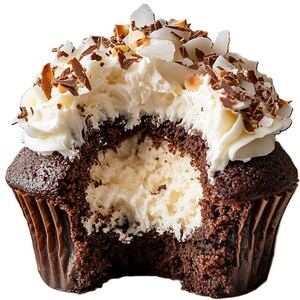 Almond Joy Cupcakes Recipe: Coconut Cream Filled Chocolate (printable ...
