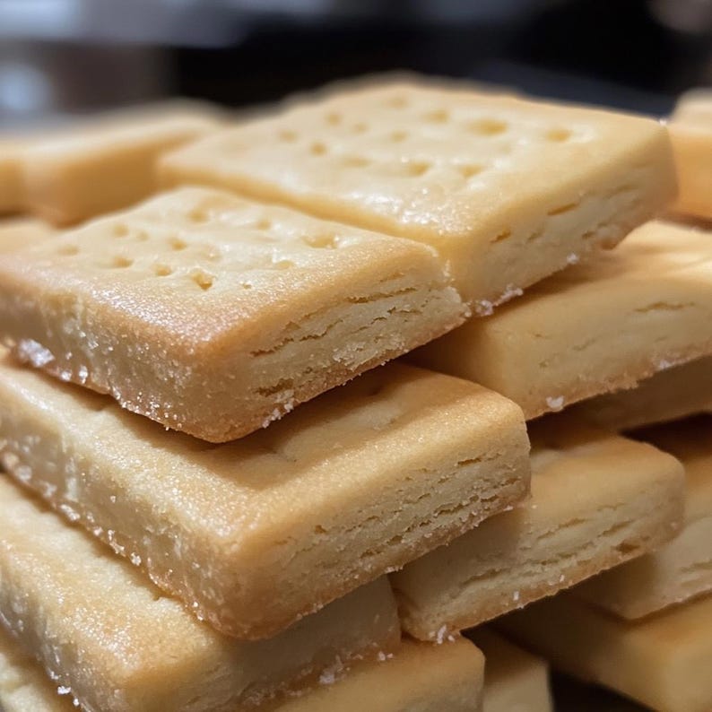 Classic Scottish Shortbread Cookies Digital Recipe Card, Printable ...