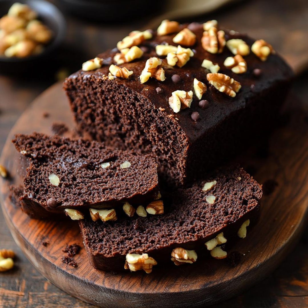 Chocolate Walnut Bread Digital Recipe, Download Printable PDF Breakfast ...