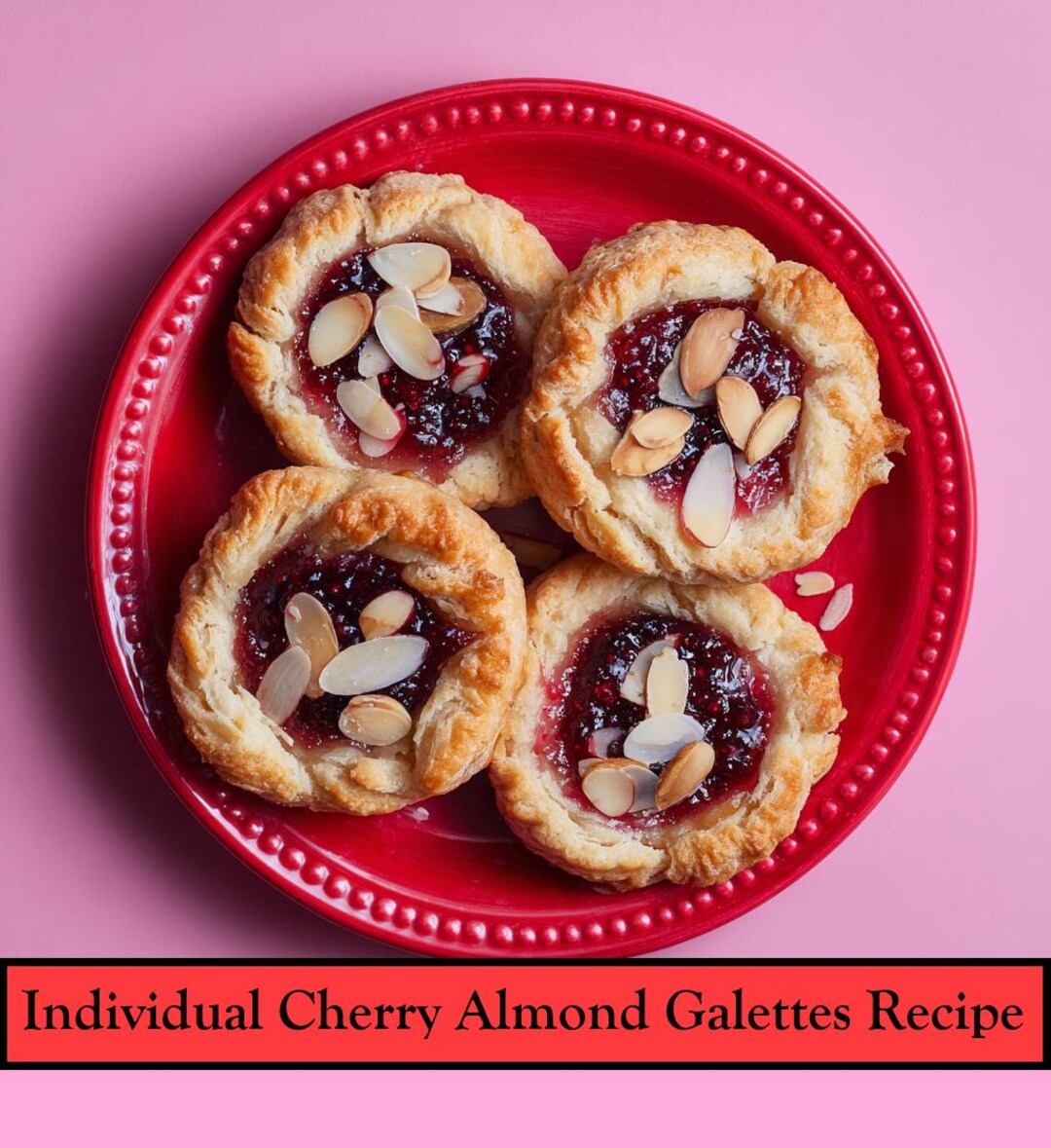 Individual Cherry Galettes Recipe, Printable PDF Dessert Recipe - Etsy