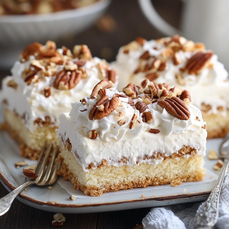 Best Italian Cream Sheet Cake Recipe - Digital Download | Printable ...