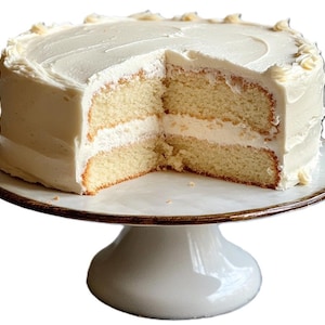 Starlight Cake Recipe, Easy Vanilla Cake - Printable Download - Etsy