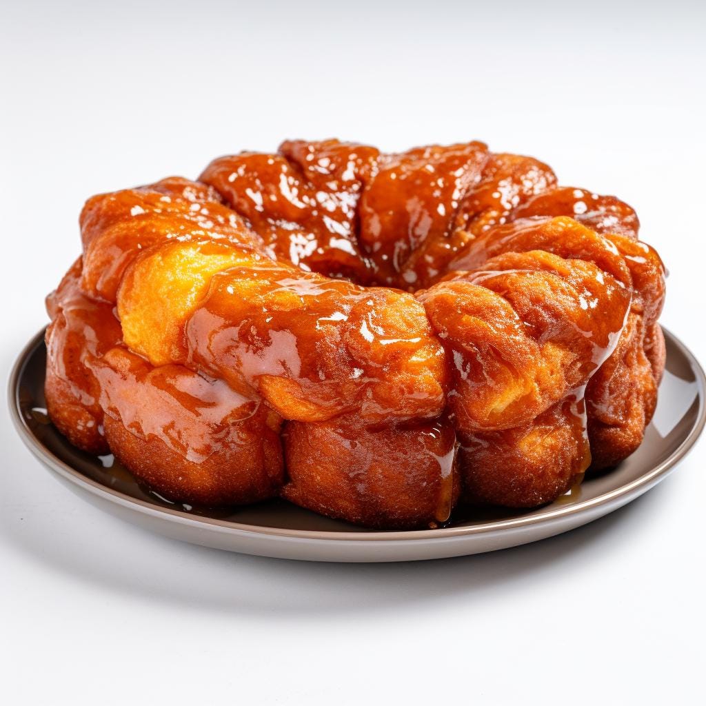 Monkey Bread Digital Recipe, Printable PDF Dessert Recipe Digital ...