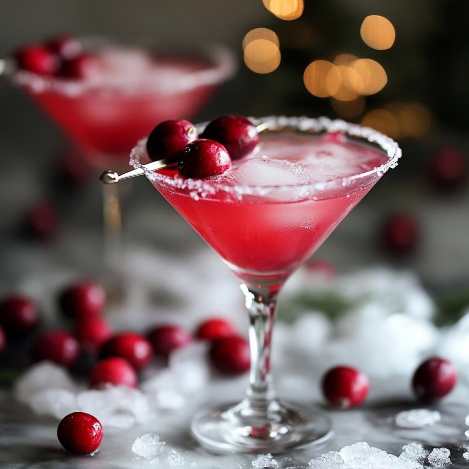 Cranberry Bliss Cocktail & Mocktail Recipe - Easy Printable Download - Etsy