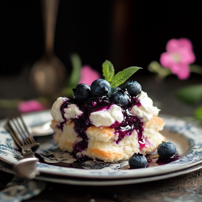 BEST Blueberry Shortcake Recipe - Digital Download | Printable Brunch ...