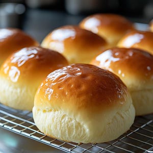 Best Cream Filled Milk Buns Digital Recipe, Printable PDF Recipes Bread ...