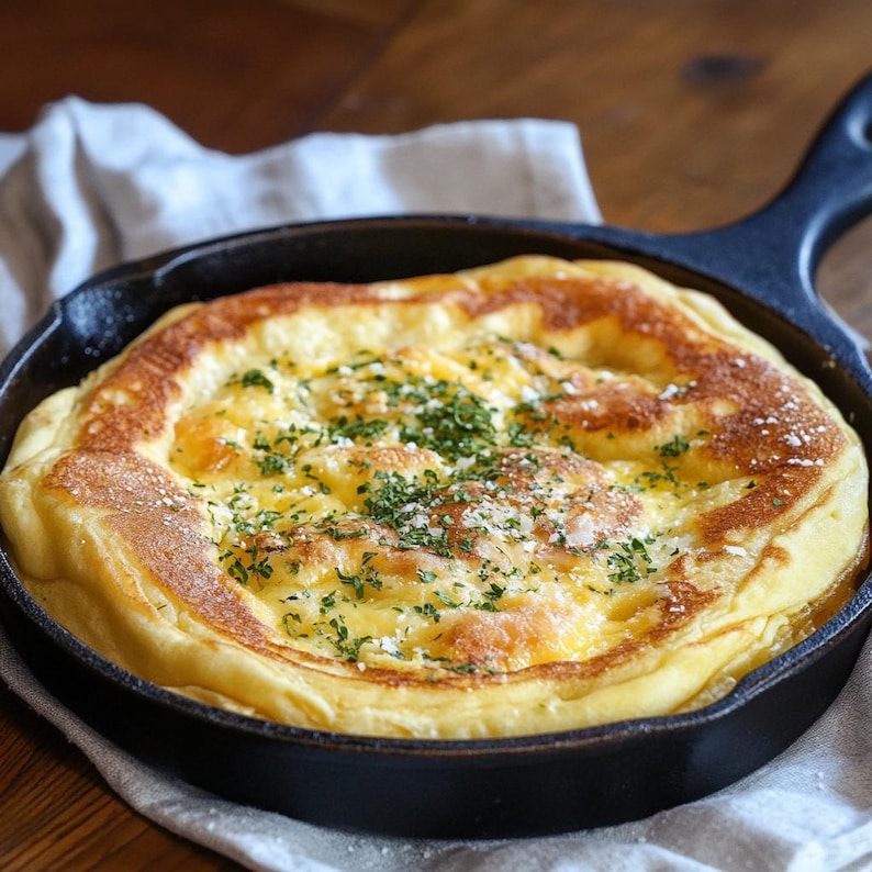 Cheesy Dutch Baby Recipe: Savory German Pancake (digital Download) - Etsy