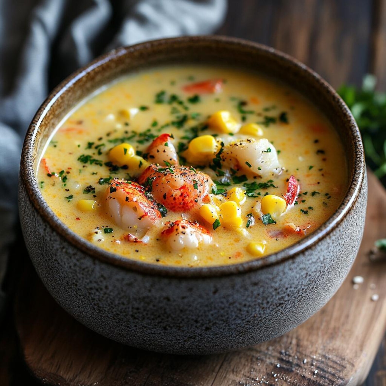 Lobster & Sweet Corn Chowder Recipe – Fast, Cozy Easy Dinner Soup ...