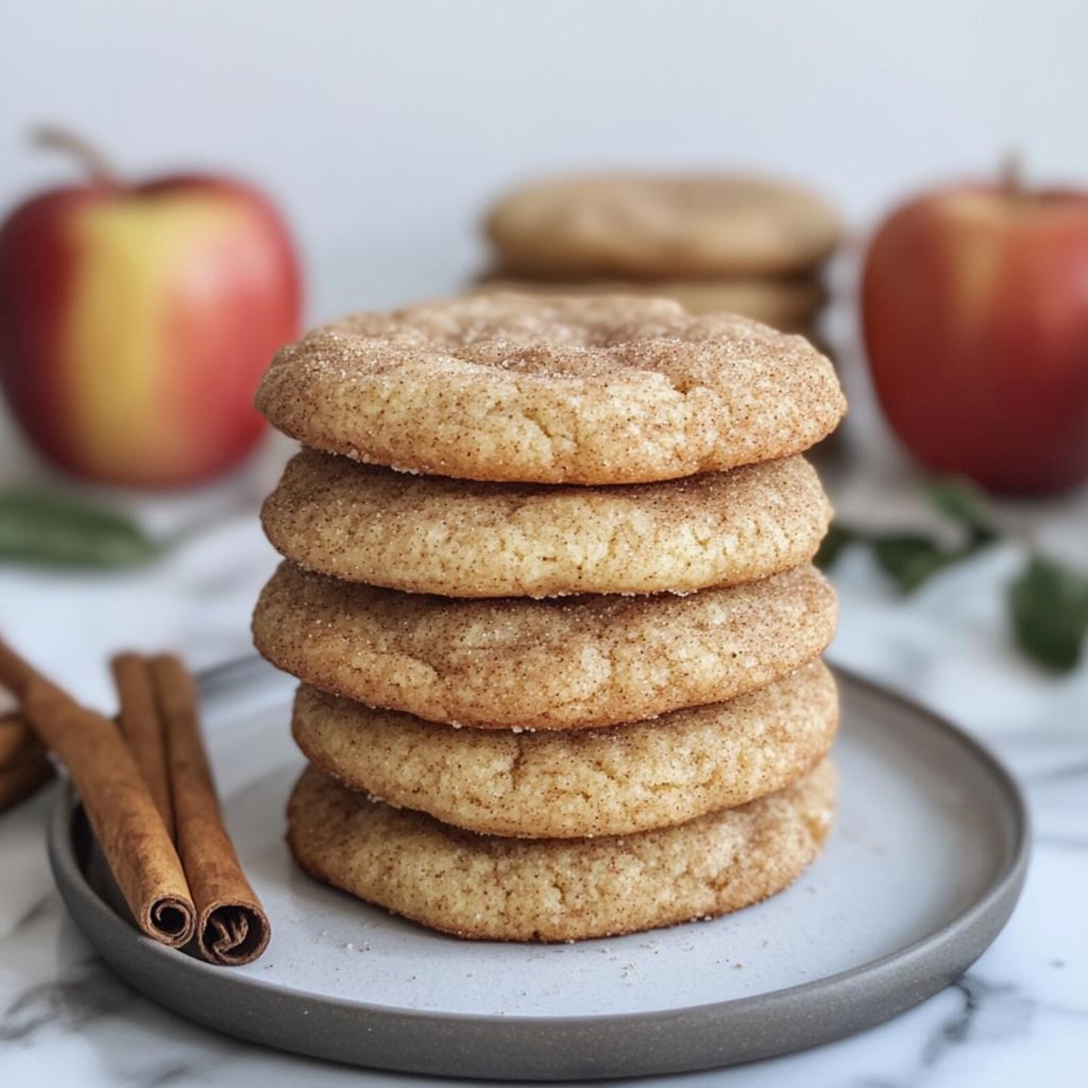 Apple Cider Snickerdoodles Digital Recipe Card, Beautiful Printable ...