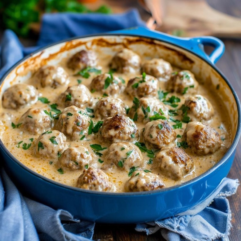 BEST EVER Swedish Meatballs Recipe - Printable Dinner Download - Etsy