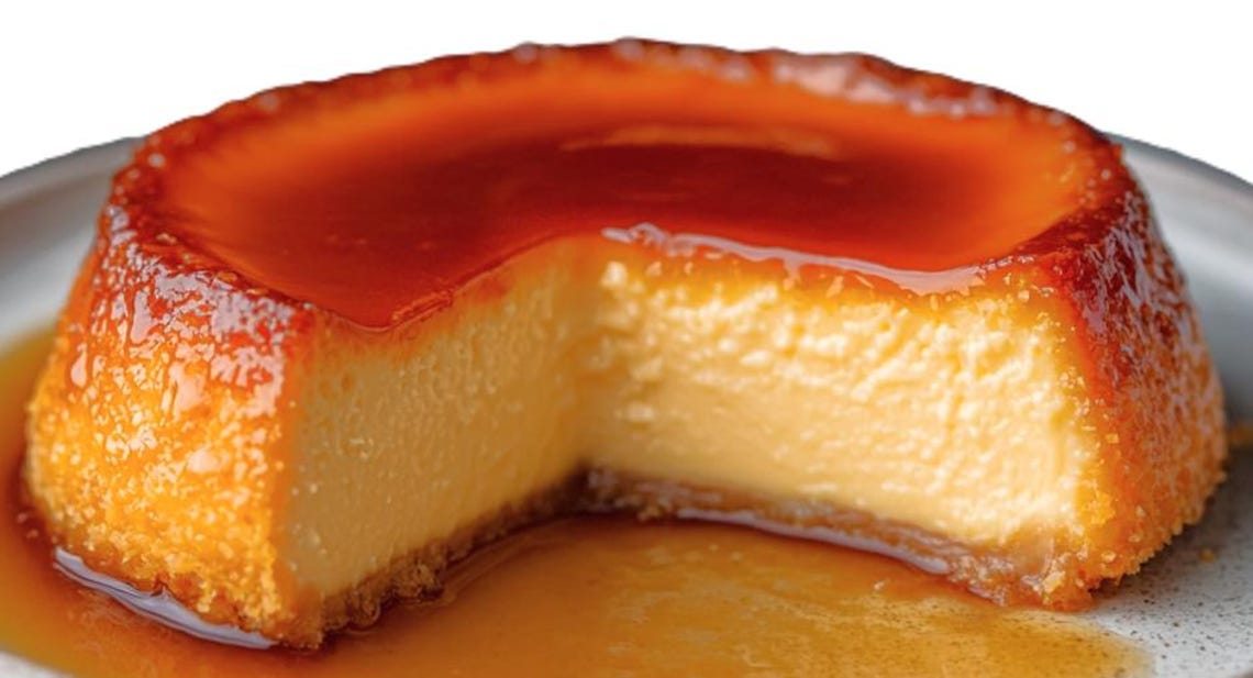 Coconut Cream Cheese Flan Recipe - Digital Download | Printable Dessert ...