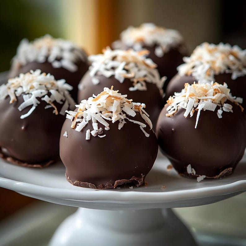 Dark Chocolate Truffles Digital Recipes Download, Printable PDF - Easy ...