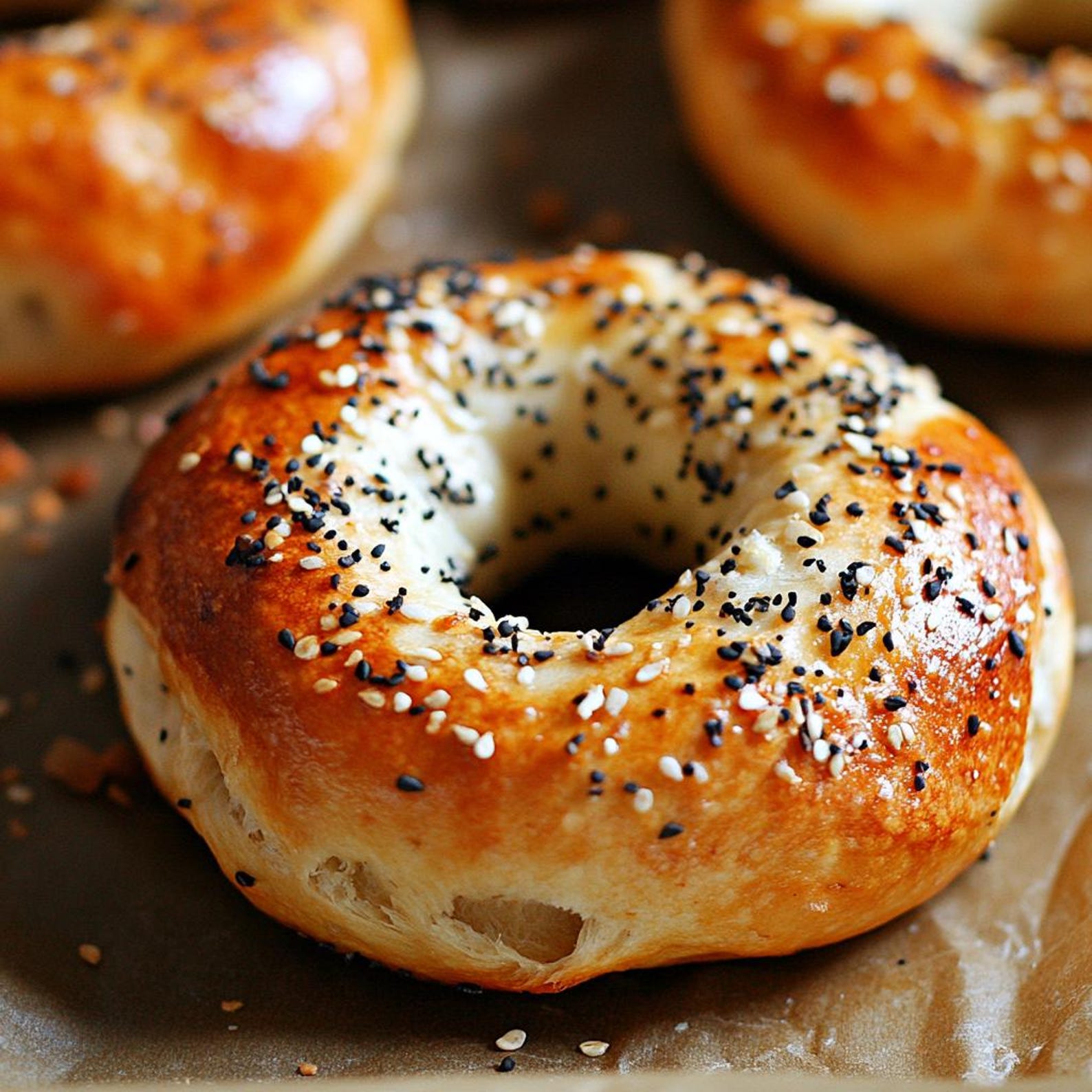 Sourdough Bagel Recipe: Chewy Homemade Bagels - Printable PDF Download ...