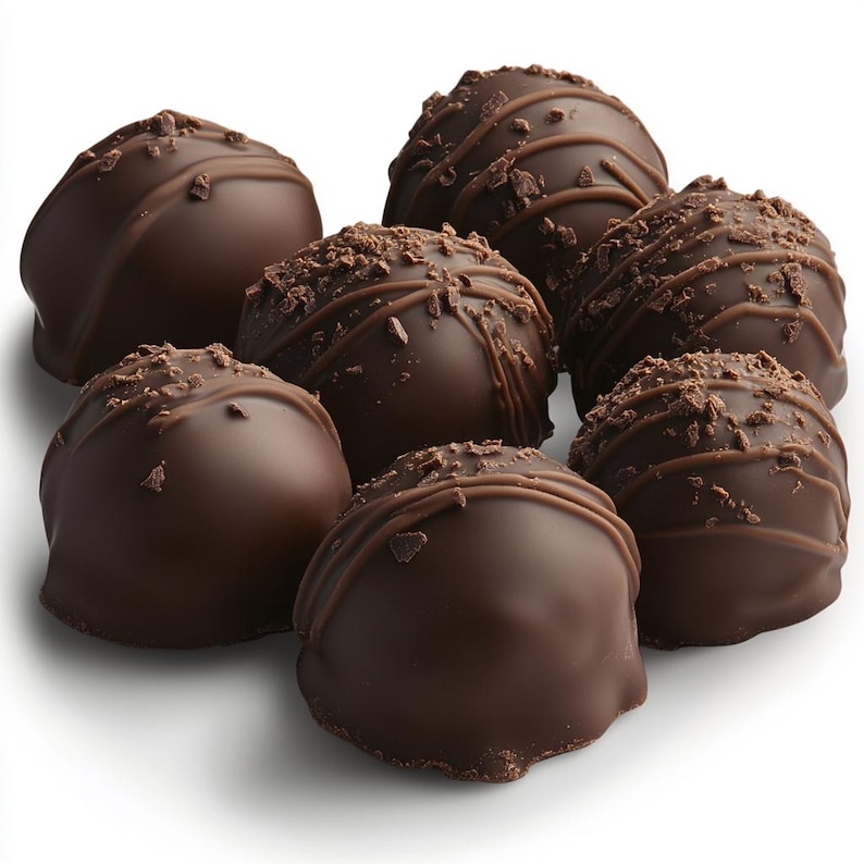 Dark Chocolate Truffles Recipes, Printable PDF Download - Easy Handmade ...