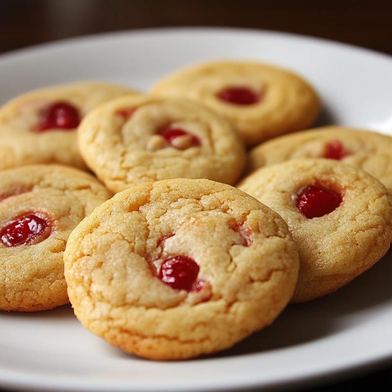 Cherry Butter Cookies, Digital Recipe Download Baking From Scratch - Etsy
