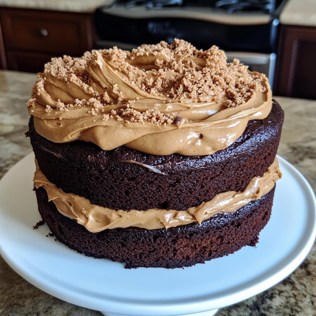 Funny Bones Chocolate & Peanut Butter Cake – Rich Layer Cake Recipe ...