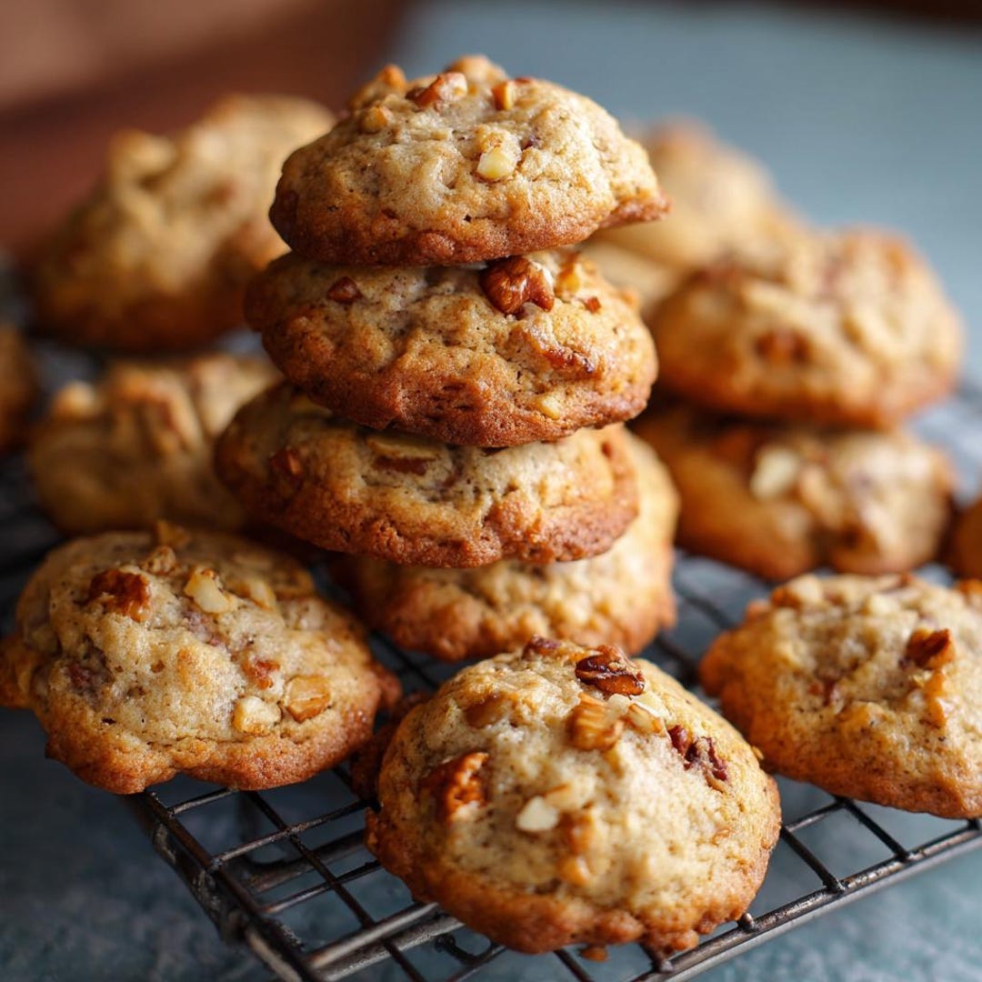 Banana Nut Bread Cookies Recipe - Digital Download | Printable Baking ...