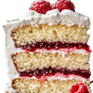 Royalty Cake Recipe – Vanilla Raspberry Layer Cake | Printable Recipe ...