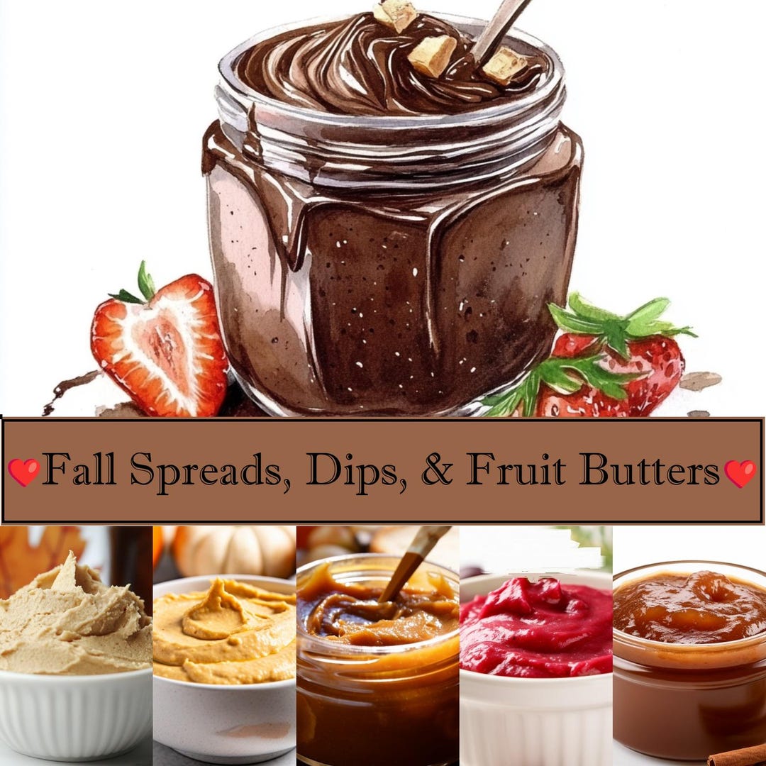 Fall Fruit Butters Recipes Bundle: Homemade Nutella, Apple Pumpkin ...