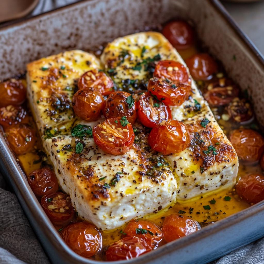 Baked Feta Pasta With Shrimp RECIPE (with Vegetarian Option) Printable ...