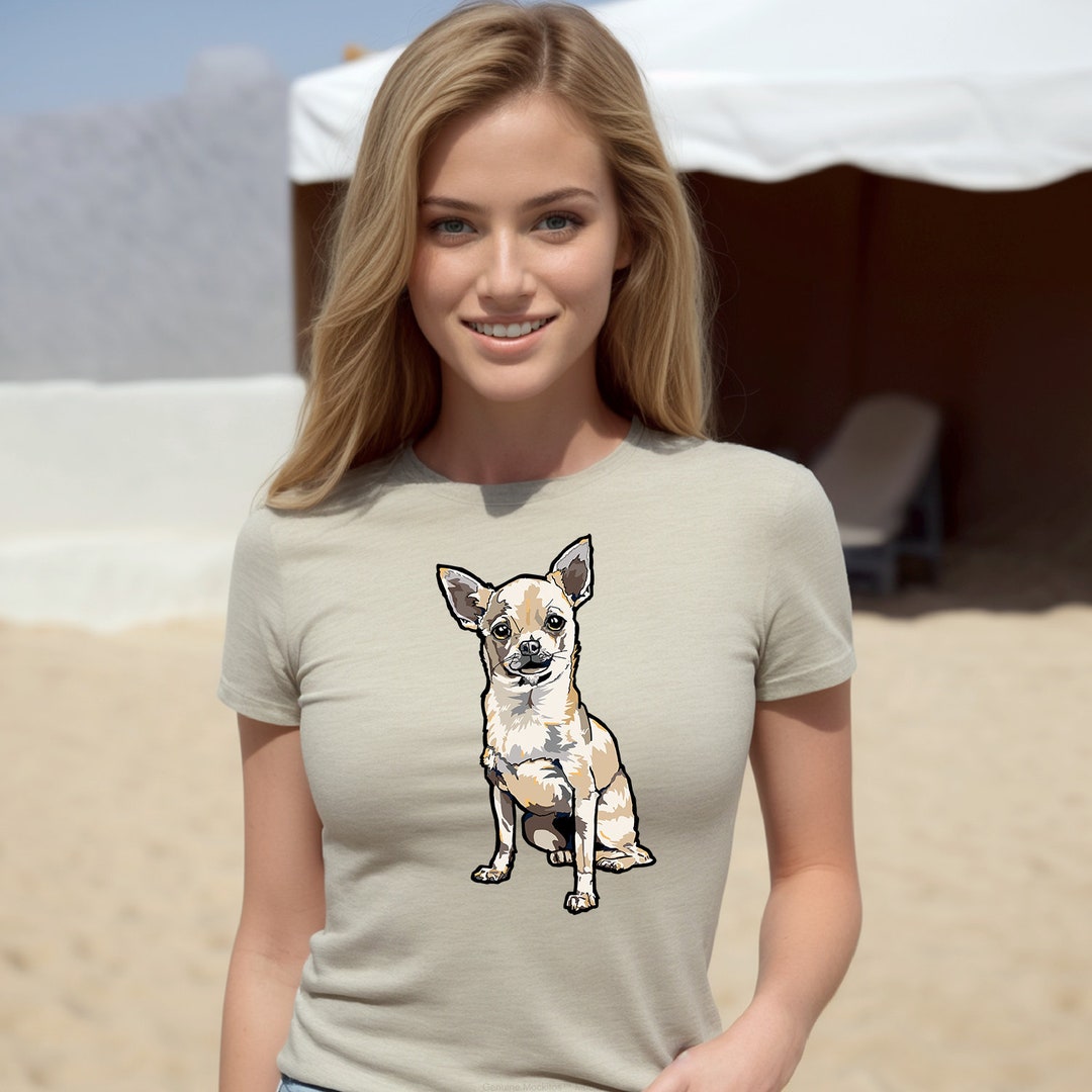Chihuahua T-shirt Chico Graphic Tee Illustration Color T-shirt Small Dog T-shirt Dog Tee - Etsy