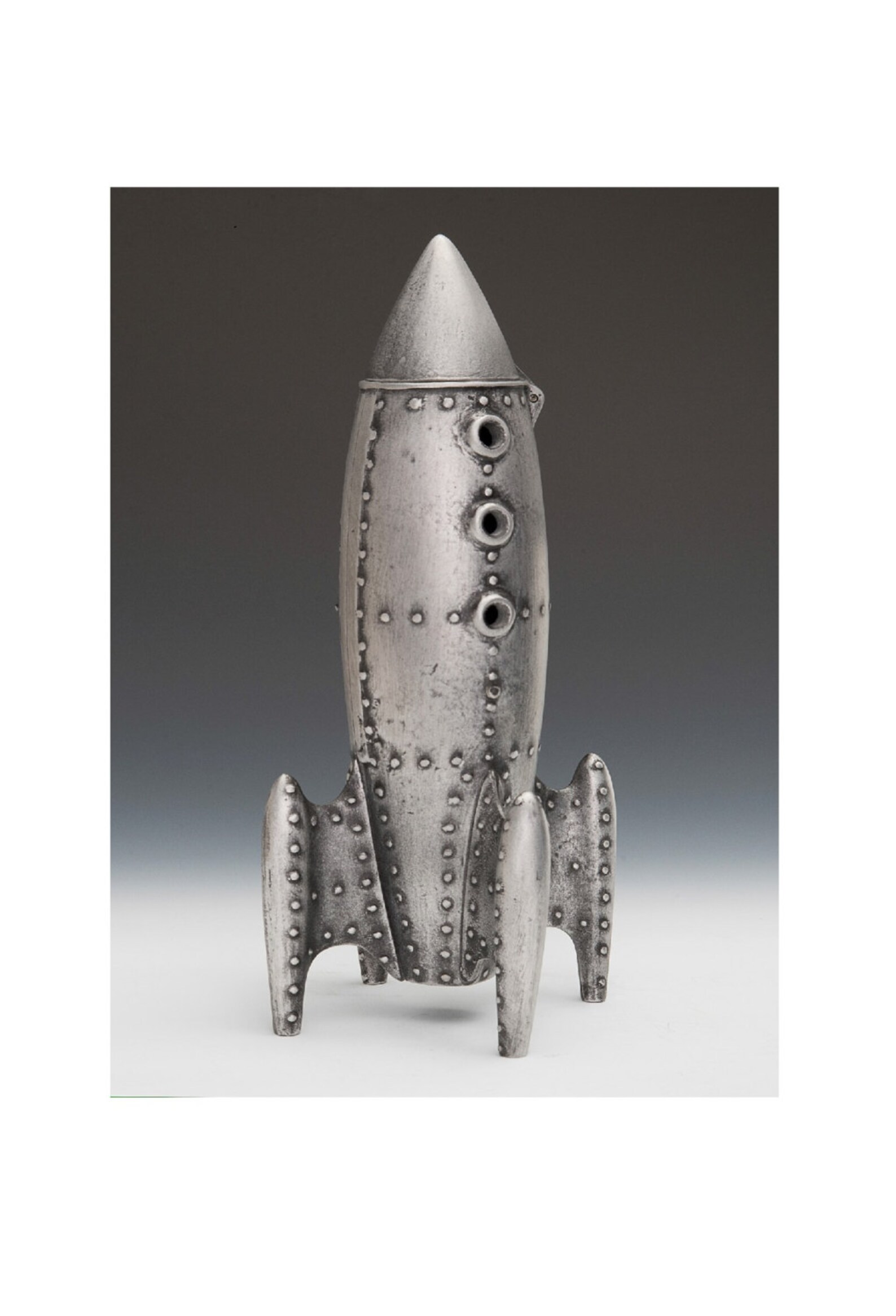 Moon Rocket Coin Bank with One Spaceman Item 924 Cast | Etsy