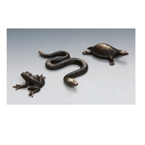 Bronze Snake Sculpture - Etsy