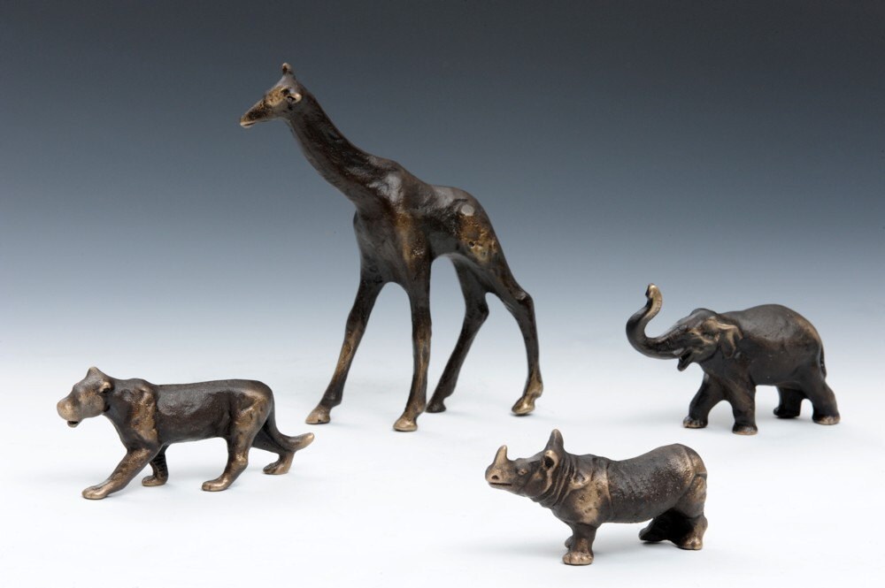 Solid Bronze Lioness Figurine Item 715 African Plains - Etsy