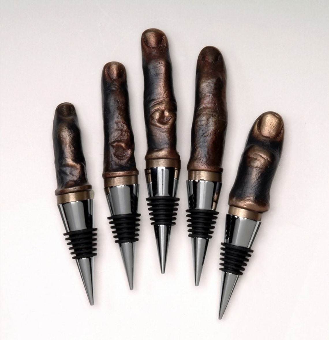 Hand of the Artist Cast Bronze Finger Wine Stopper ONE - Etsy