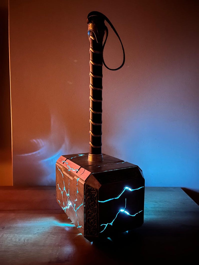 Thor Hammer: 3D Printed Mjolnir With Lightning Effect - Etsy