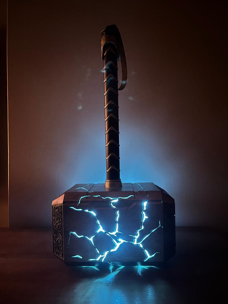 Thor Hammer: 3D Printed Mjolnir With Lightning Effect - Etsy