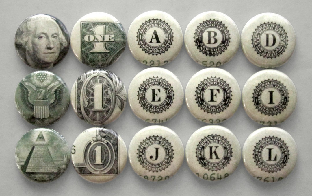 Money Buttons Made From Real US Currency - Etsy