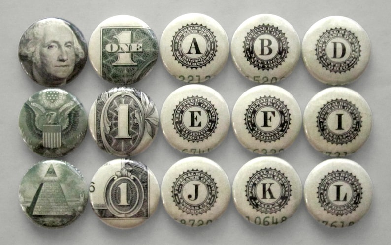 Money Buttons Made From Real US Currency - Etsy