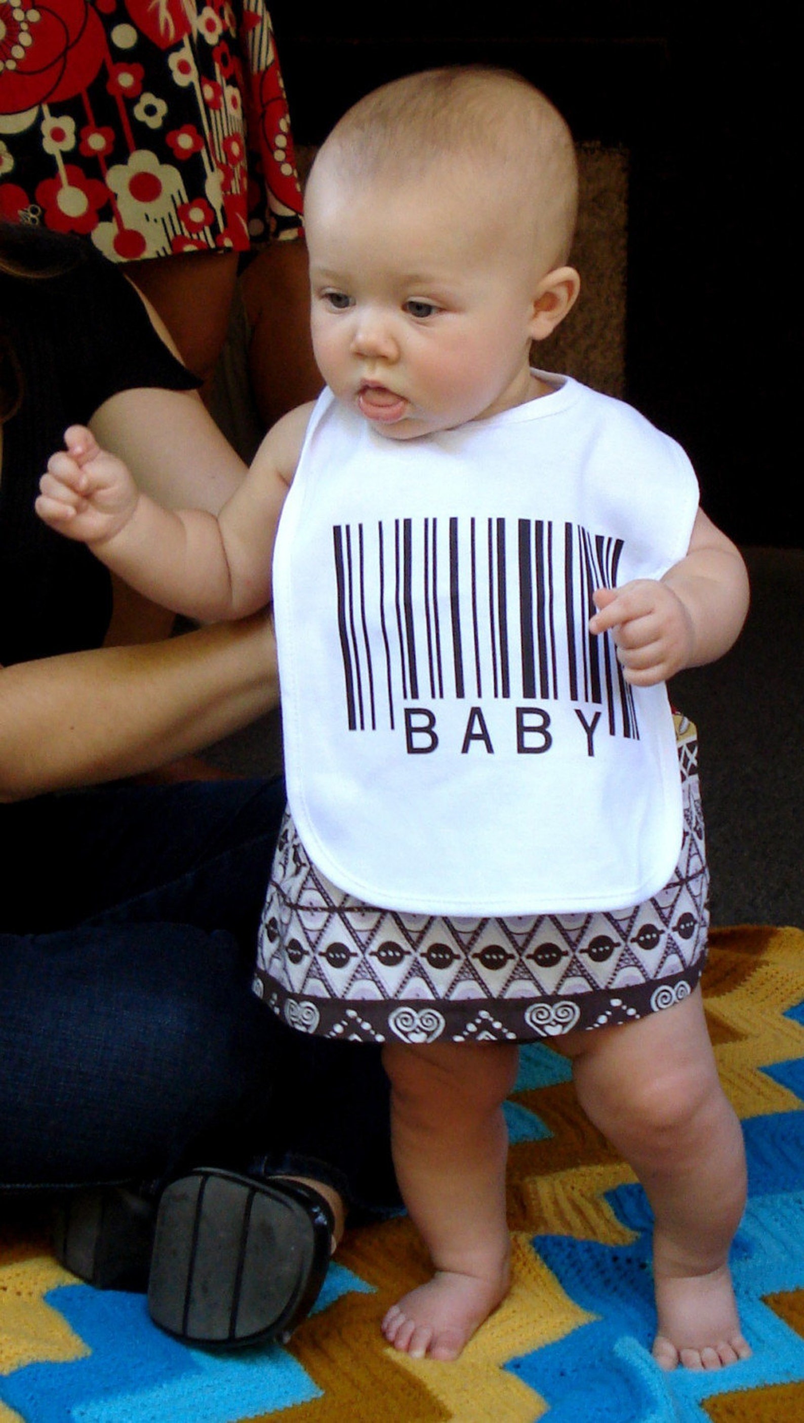 Barcode Baby Bib 50% OFF - Etsy
