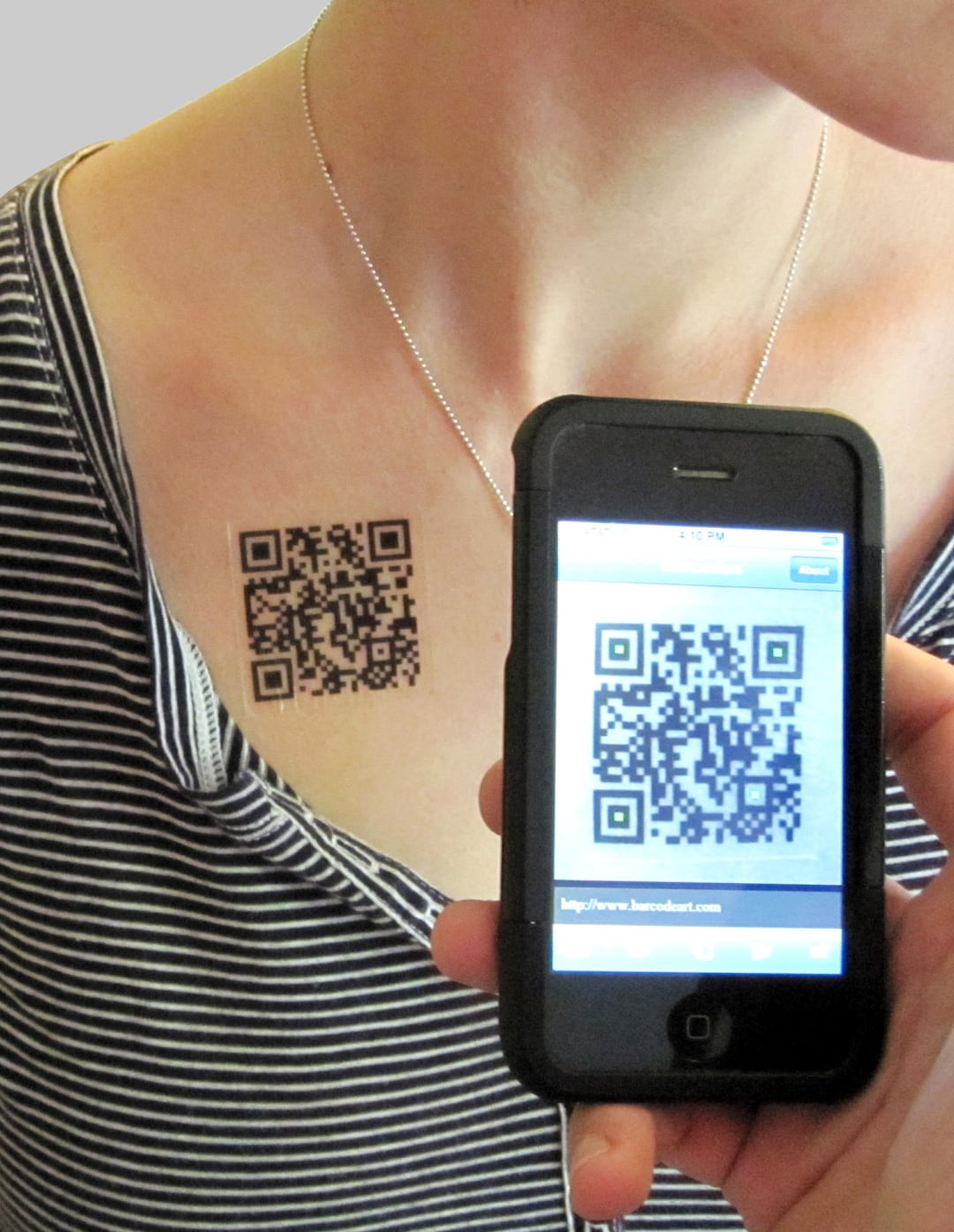 Custom QR Code Temporary Tattoos by Scott Blake - Etsy