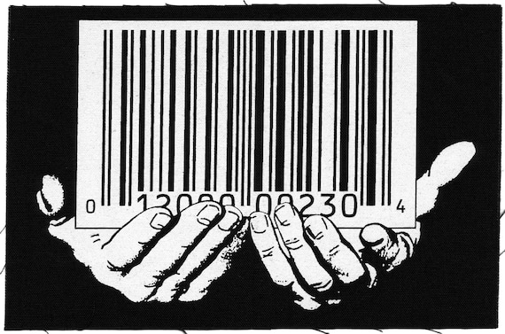 Barcode Back Patch 50% OFF - Etsy