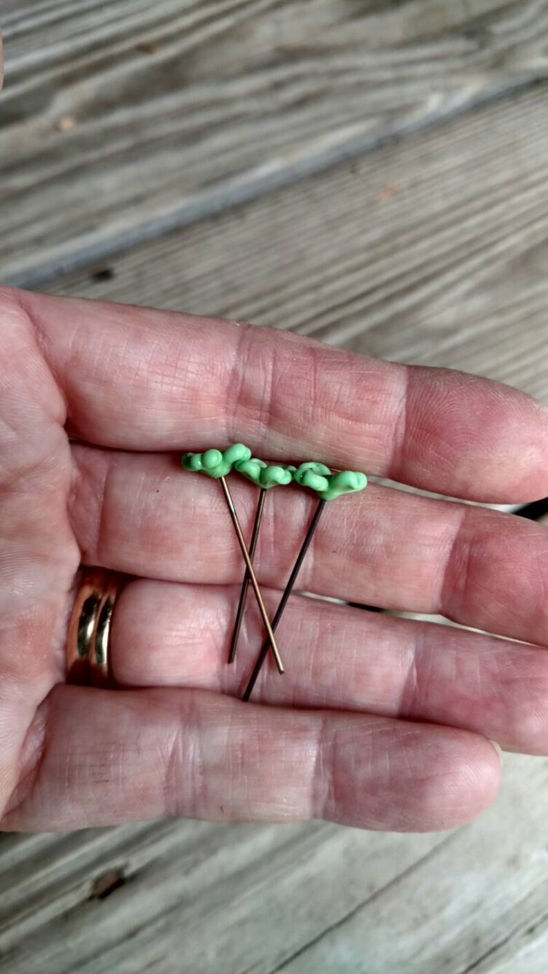 3 Fairy Garden Clovers Miniature Clover Patch set of 3 4 - Etsy